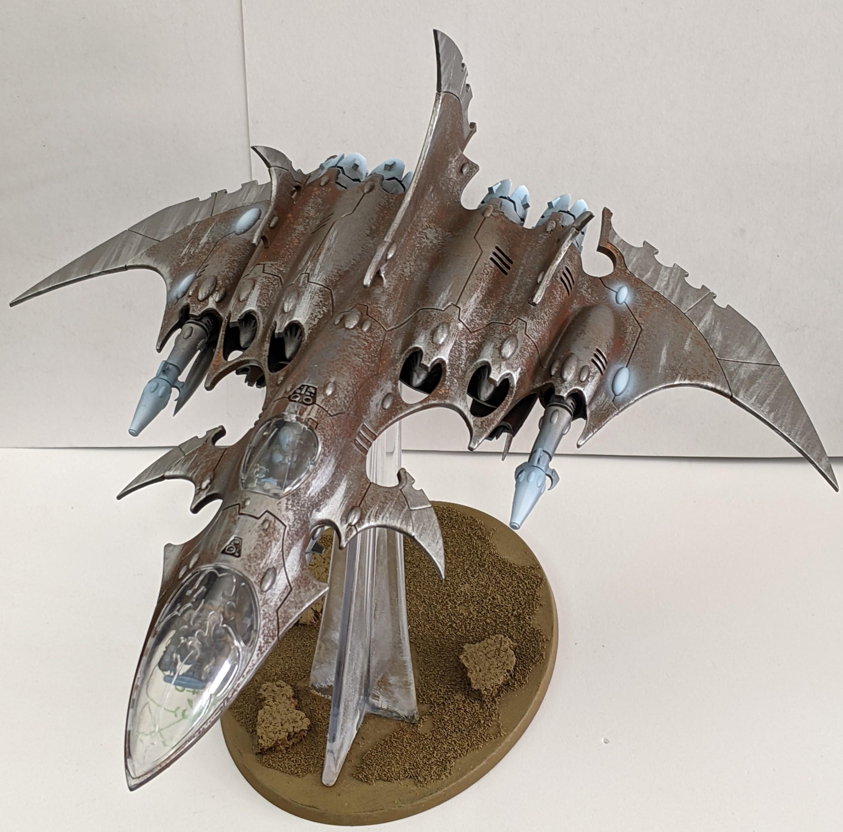 Aeldari, Dark Eldar, De, Drukhari, Eldar, Voidraven Bomber - Voidraven Bomber front - Gallery ...